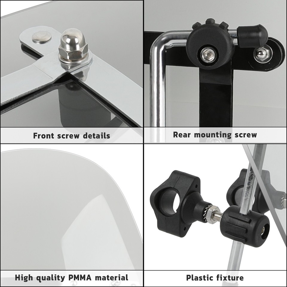 For Honda VLX 600 Shadow Smoke Windshield Windscreen Deflector ...