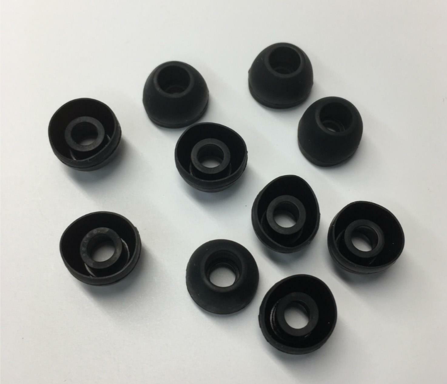 10 Replacement Rubber Ear Tips Earbuds Plugs for Phiaton MS100 MS300 ...