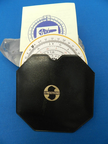 Key Line Concise Circular Slide Rule / Converter "SUNDSTRAND." | eBay