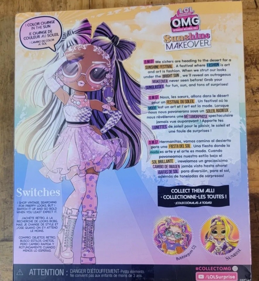 L.O.L. Surprise! LOL Surprise OMG Sunshine Color Change Switches ...