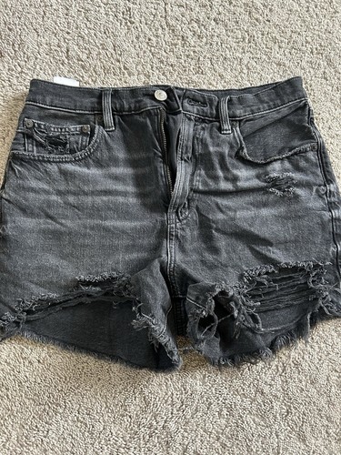 Woman’s American Eagle black shorts size 6 | eBay UK