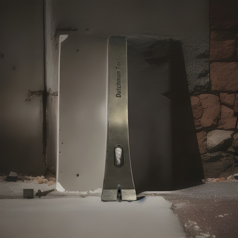 Titanium Tool Flat Pry Bar Dutchman Tool 9.5oz 12” Nail Puller Crowbar ...