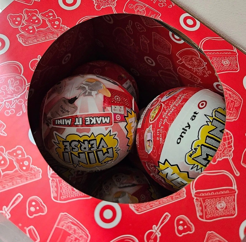 MGA Miniverse-Make It Mini Target Food Favorites- Complete Display Case ...