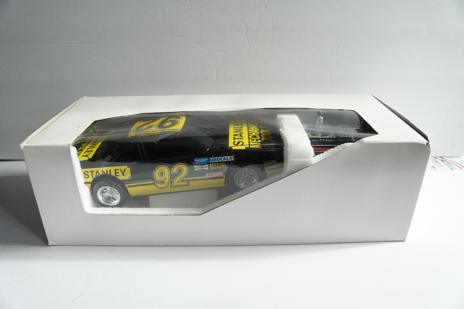 1990 Tyco R/C Radio Control Nascar #92 Car Vintage Stanley Champion 9 ...
