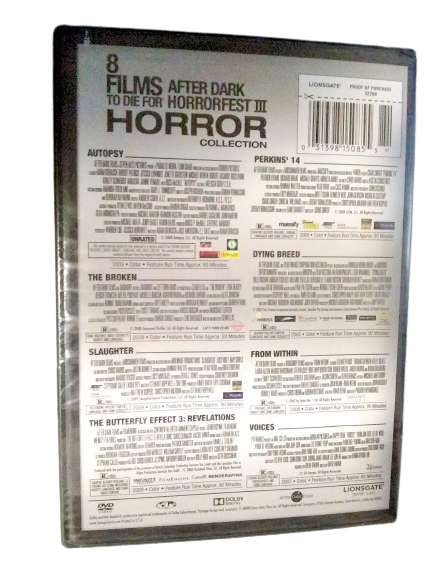 8 Films to Die For: After Dark Horrorfest III (DVD, 2012, 2-Disc Set ...