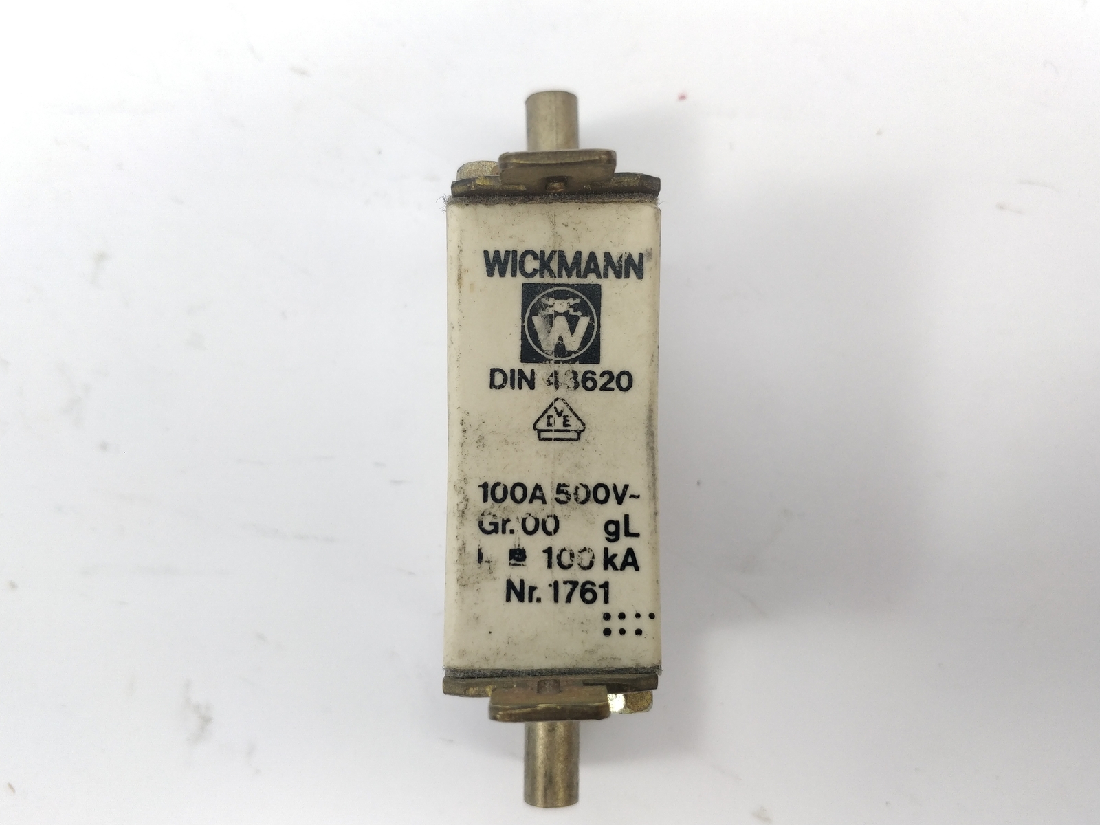 WICKMANN Fuse 100A 500V Gr. 00 gL DIN 43620 100kA | eBay.de