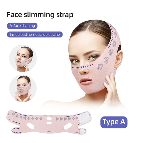 Women Face Slimming Bandage Face Lifting Belt V Line Shaper Cheek Chin ...