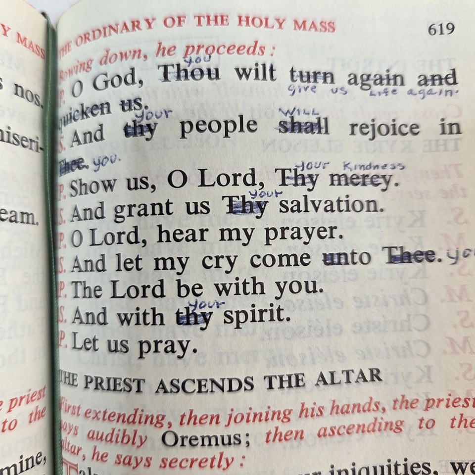 THE NEW MARIAN MISSAL For Daily Mass Sylvester P Juergens 1961 Hard ...