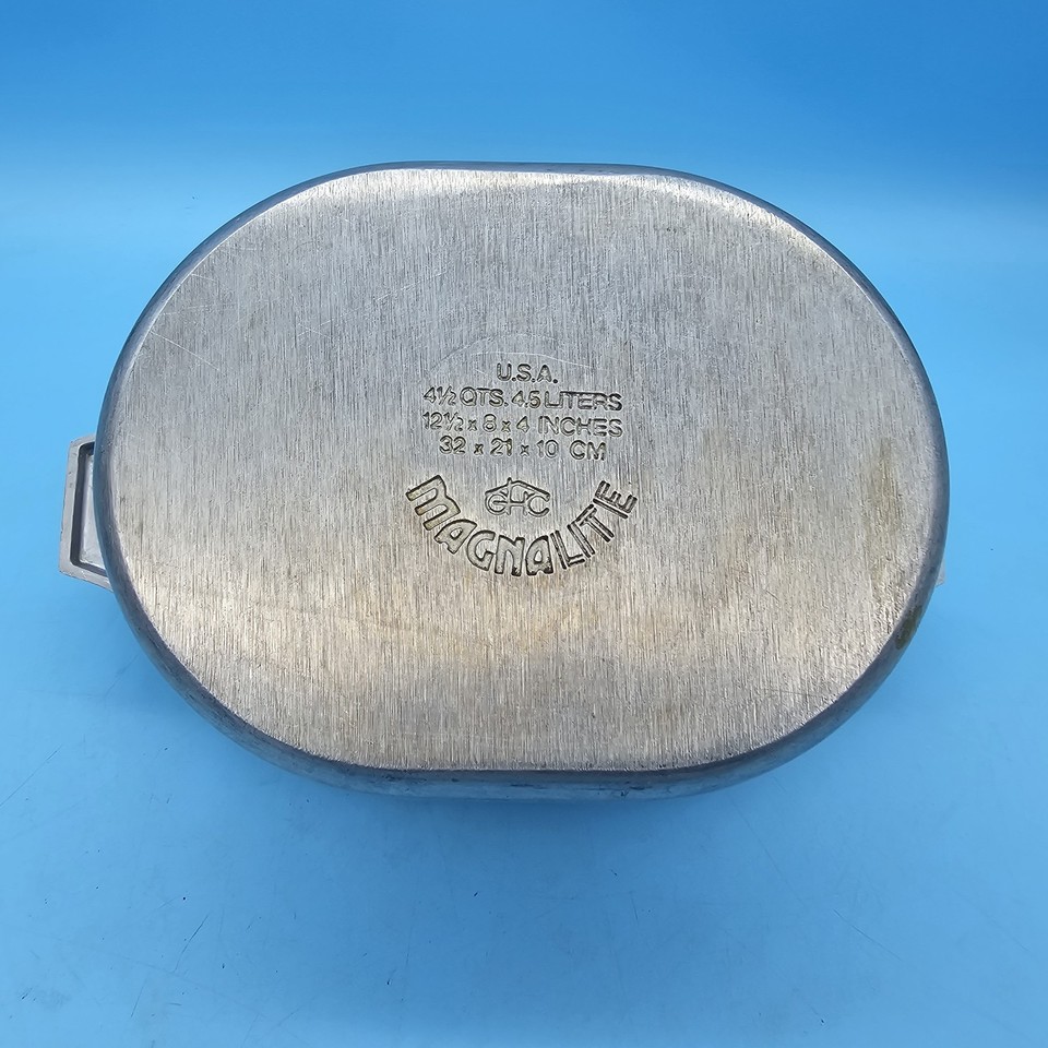 Magnalite GHC 4.5 Quart Cast Aluminum Oval Roaster Made in the USA ...