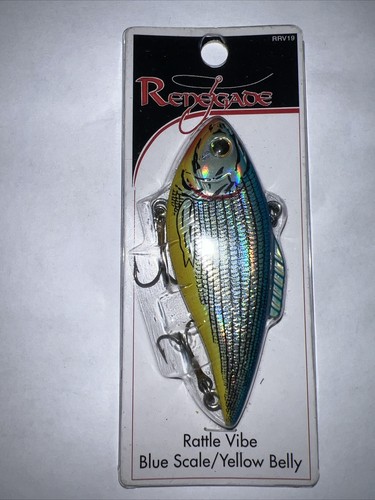 Vintage Renegade Pro Series Rattle Vibe Lipless Crankbait | eBay