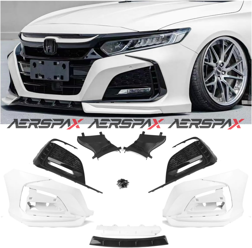 Fits Honda Accord 2019-2021 10th Gen YOFER Car Front Bumper Kit Colors ...