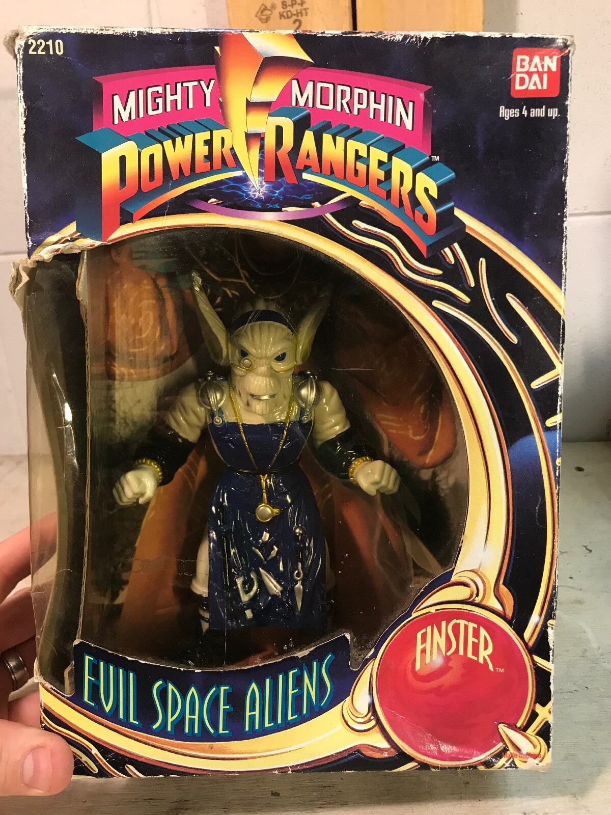Mighty Morphin Power Rangers Finster Evil Space Aliens Bandai Action ...