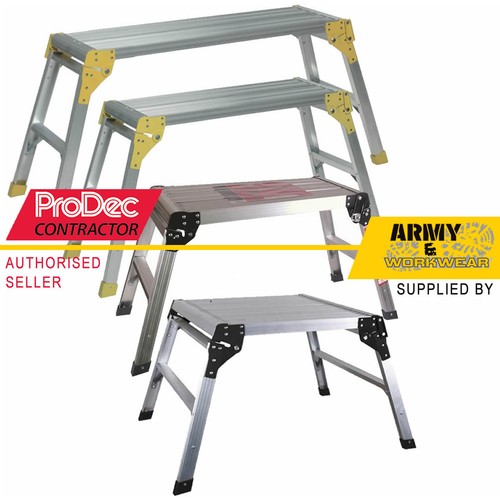 ProDec Aluminium Work Platform Step Up Workstand Hop Stand Stage Bench ...