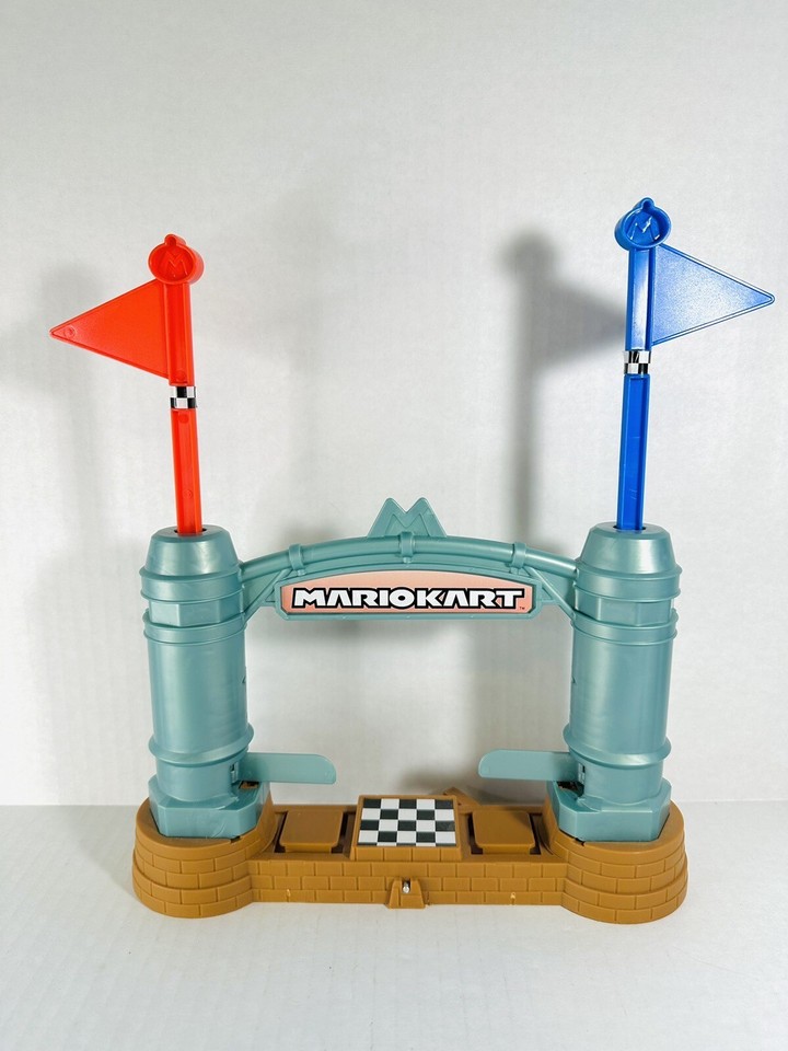 Hot Wheels Mario Kart Circuit Track: Finish Line Flag Arch Replacement ...