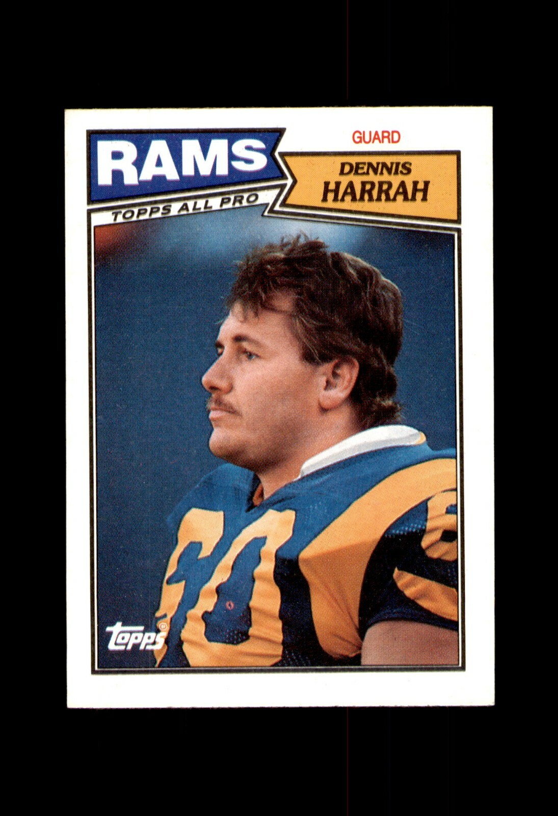 1987 TOPPS FOOTBALL LOS ANGELES RAMS #152 DENNIS HARRAH | eBay