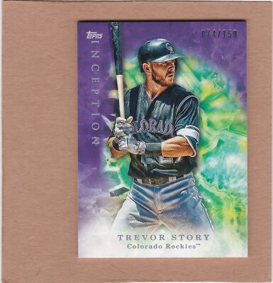 2017 Topps Inception Purple #83 Trevor Story 074/150 Red Sox NM++ SEE ...
