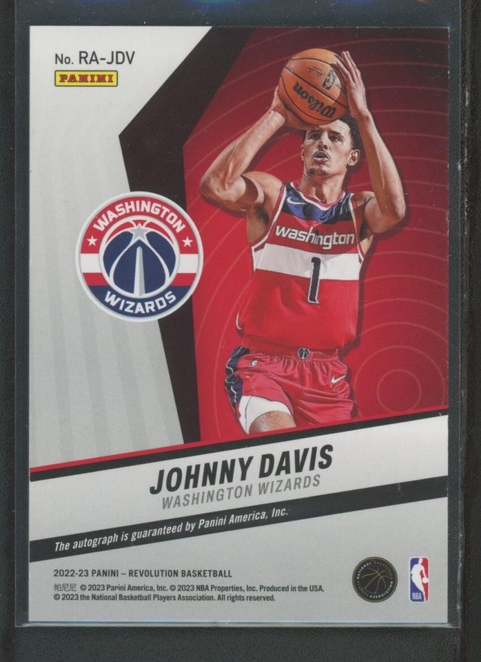 2022-23 JOHNNY DAVIS AUTO PANINI REVOLUTION ROOKIE RC AUTOGRAPHS | eBay