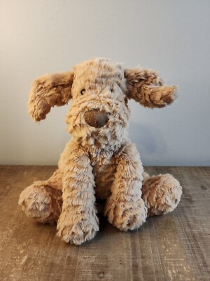 Jellycat Fuddlewuddle Brown Fluffy Puppy Dog Stuffed Plush Toy | eBay