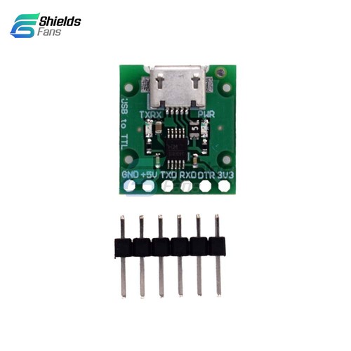 DC3.3-5V 6PIN CH340E MSOP10 USB To TTL Downloader For STC/STM32 Arduino ...