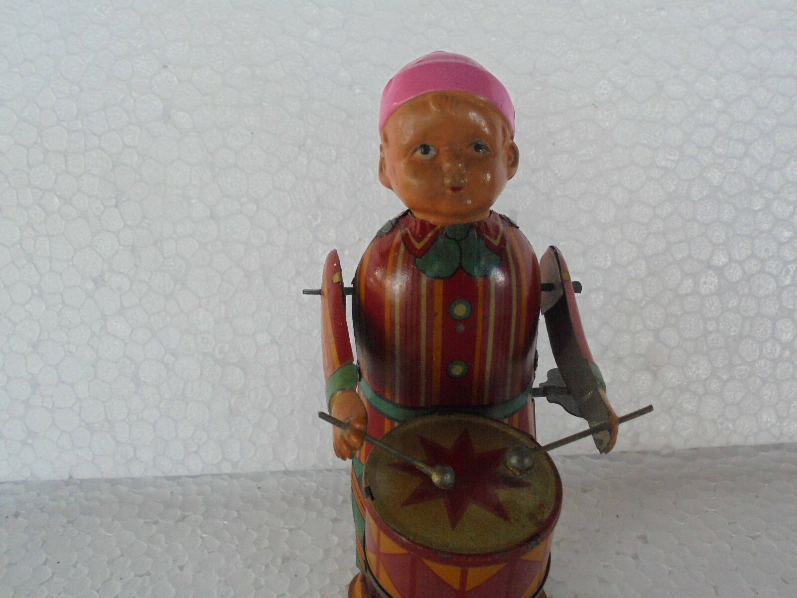 Vintage Wind Up Litho Drummer Boy Litho Tin Toy,Japan | eBay Australia