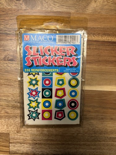 Vintage MACO Slicker Stickers 3 Sheets Of Reinforcements | eBay
