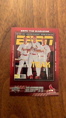 2005 Upper Deck ESPN The Magazine St Louis Cardinals Pujols Edmonds ...