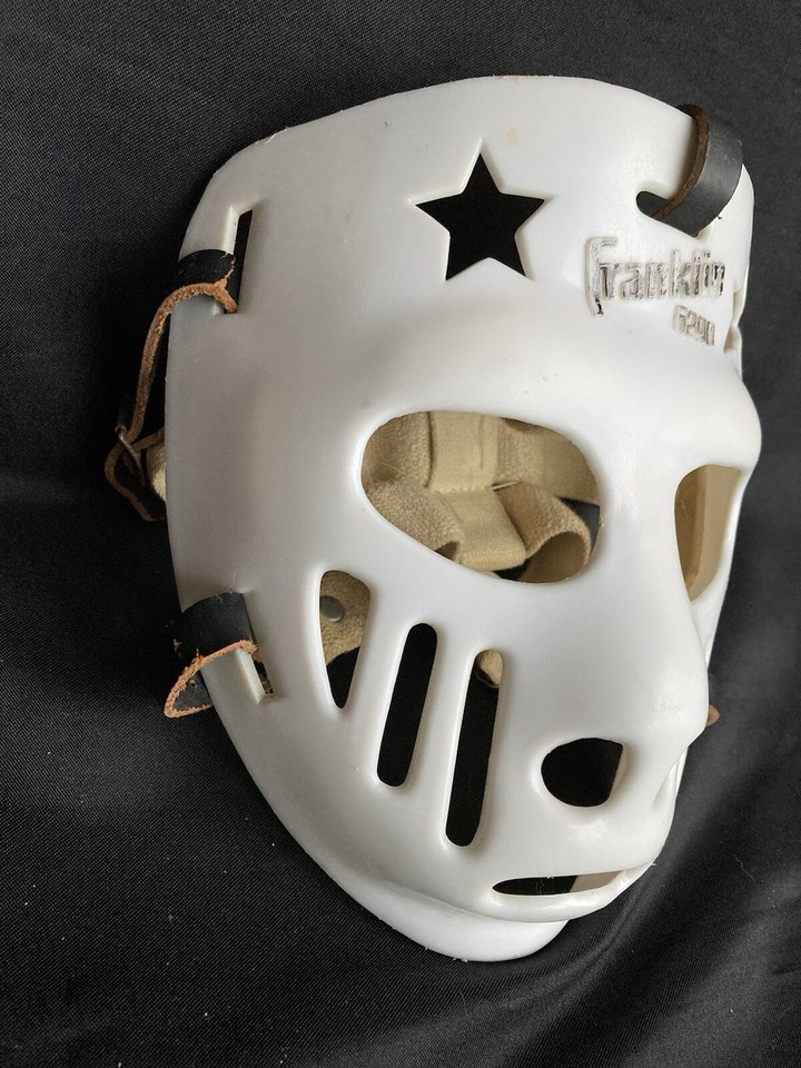 Vintage Franklin Hockey Goalie Mask 6290 & Helmet 6255 | eBay