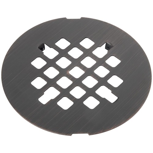 4-1/4 Inch OD Snap-in Round Shower Drain Cover, Shower Drain Hair ...