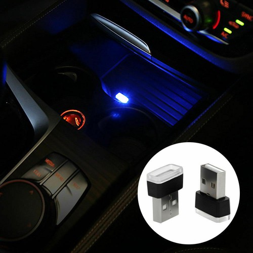 1Pcs USB Car Mini LED USB Interior Light Atmosphere Neon Ambient Lamp ...