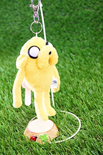 Shinada Adventure Time Human Jake Plush Mascot Ball Chain Key Reel ...