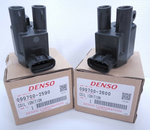 2 X GENUINE DENSO IGNITION COILS suit TOYOTA HILUX RZN149 RZN154 RZN169 ...
