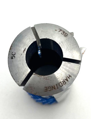 HARDINGE 5C ROUND SMOOTH COLLET WITH NO INTERNAL STOP THREAD 0.739" | eBay