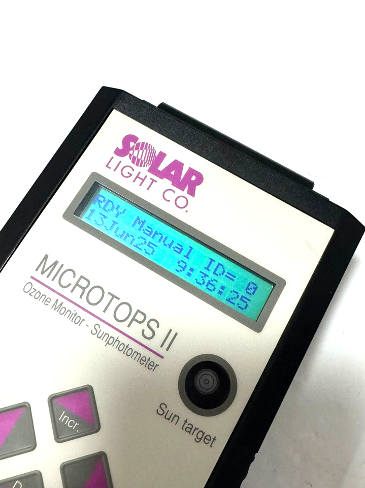 Solar Light Sunphotometer Ozone Monitor Microtops II | eBay