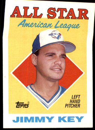 1988 TOPPS JIMMY KEY TORONTO BLUE JAYS #395 | eBay