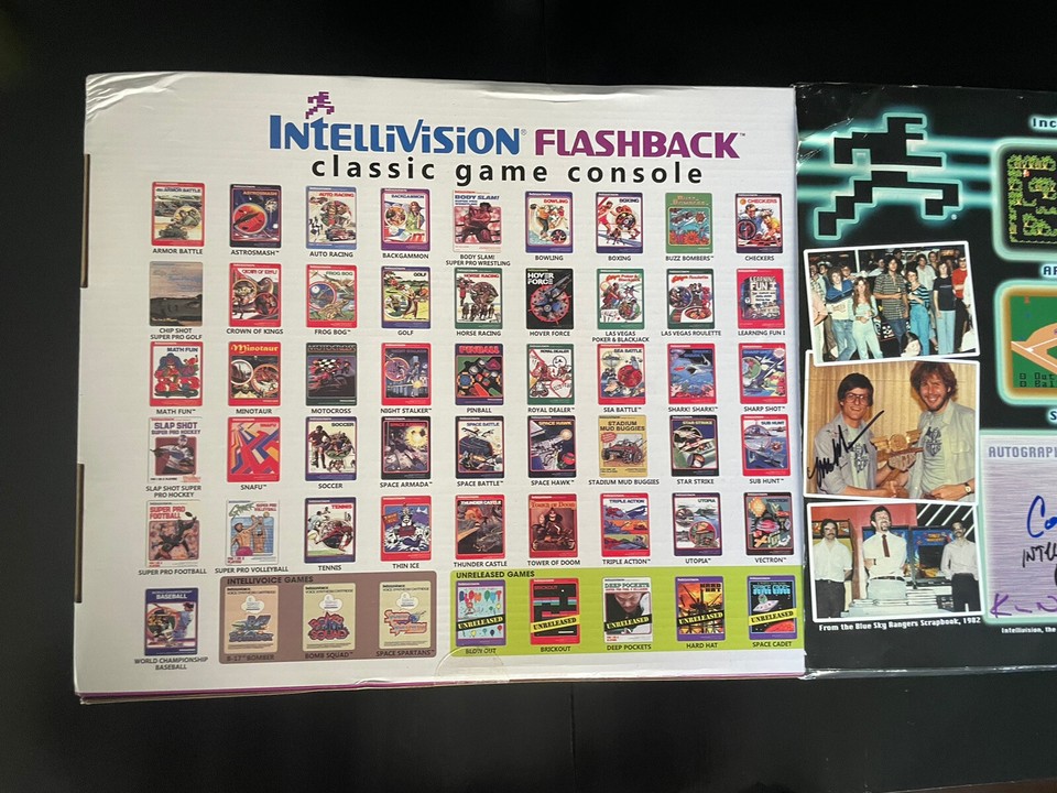 Autographed #82/200 Intellivision Limited Edition BLUE SKY RANGERS ...