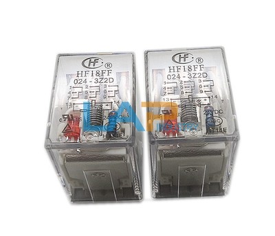 QTY:2 New for Hongfa HF18FF-024-3Z2D 24VDC conversion 7A250VAC relay | eBay