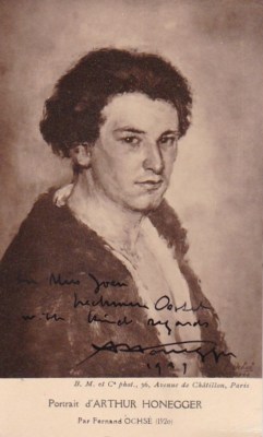 ARTHUR HONEGGER Composer autographed photograph 1939 | eBay