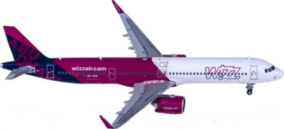 for JC Wings for Wizz Air for Airbus A321neo A6-WZB 1:400 Airplane ...