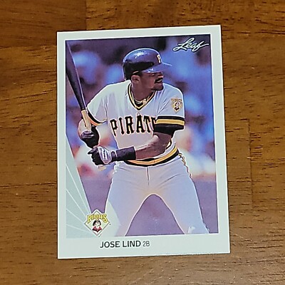 1990 LEAF BASEBALL CARD JOSE LIND #77 | eBay