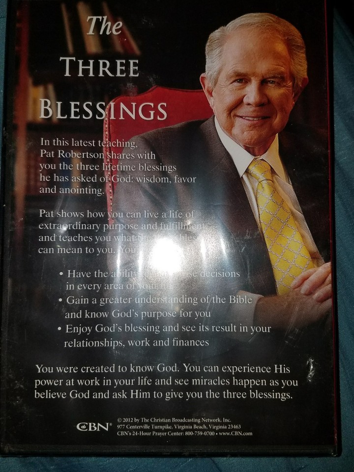 The Three Blessings - Pat Robertson (Brand New and Sealed DVD) | eBay