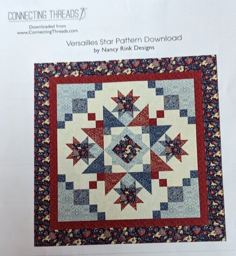 Versailles Star Quilt by Nancy Rink Designs - Finished size: 36" x 36 ...