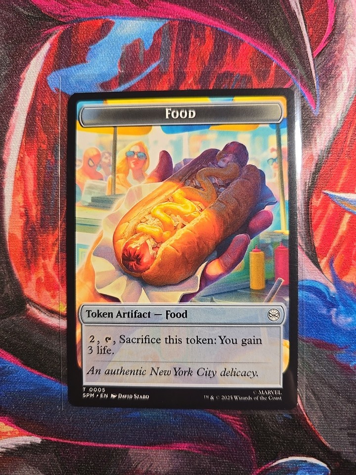 MTG - Food 0005/Spider 0003 Token - Marvel's Spider-Man NM/M Condition ...