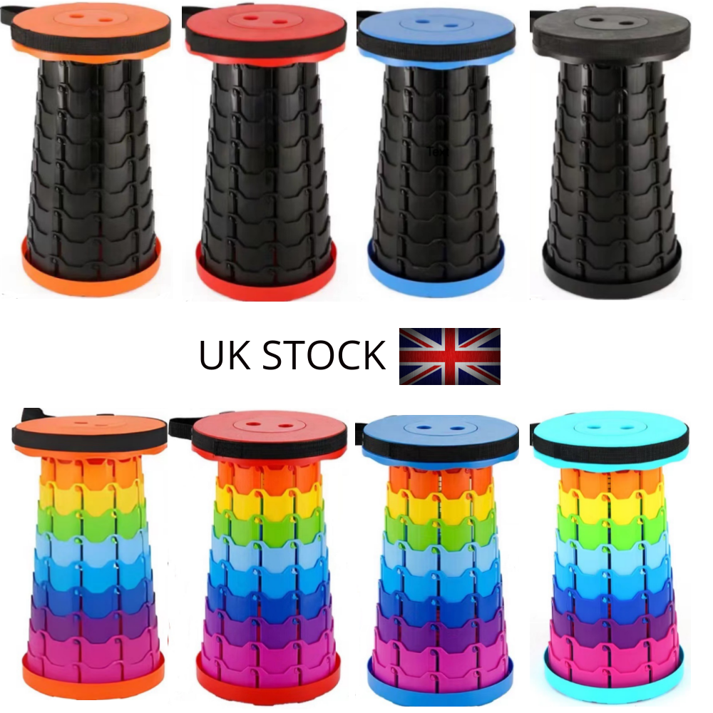 Folding Stool Portable Telescopic Chair Travel Fishing Camping ...