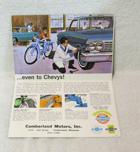 Vintage 1963 Courtesy Your Friendly Chevrolet Dealer - Infectious ...