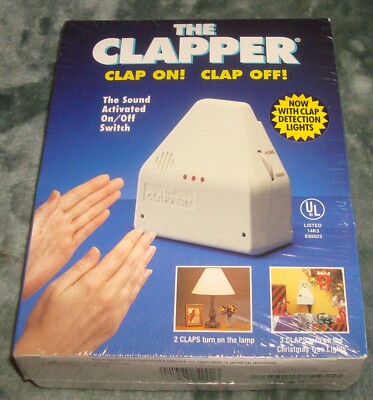 SEALED THE CLAPPER CLAP ON OFF SOUND ACTIVATED CLAP DETECTION LIGHTS ...