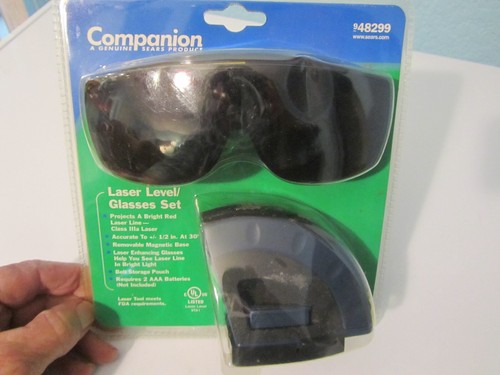 D459 Sears Companion Laser Level Glasses Kit belt storage Pouch 948299 ...