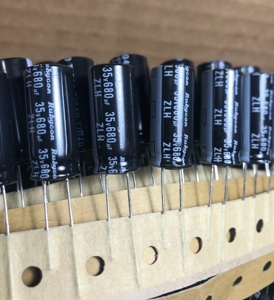 2200uf 1500uf 1000uf 820uf 680uf 470uf 10v 16v 25v 35v Rubycon ...