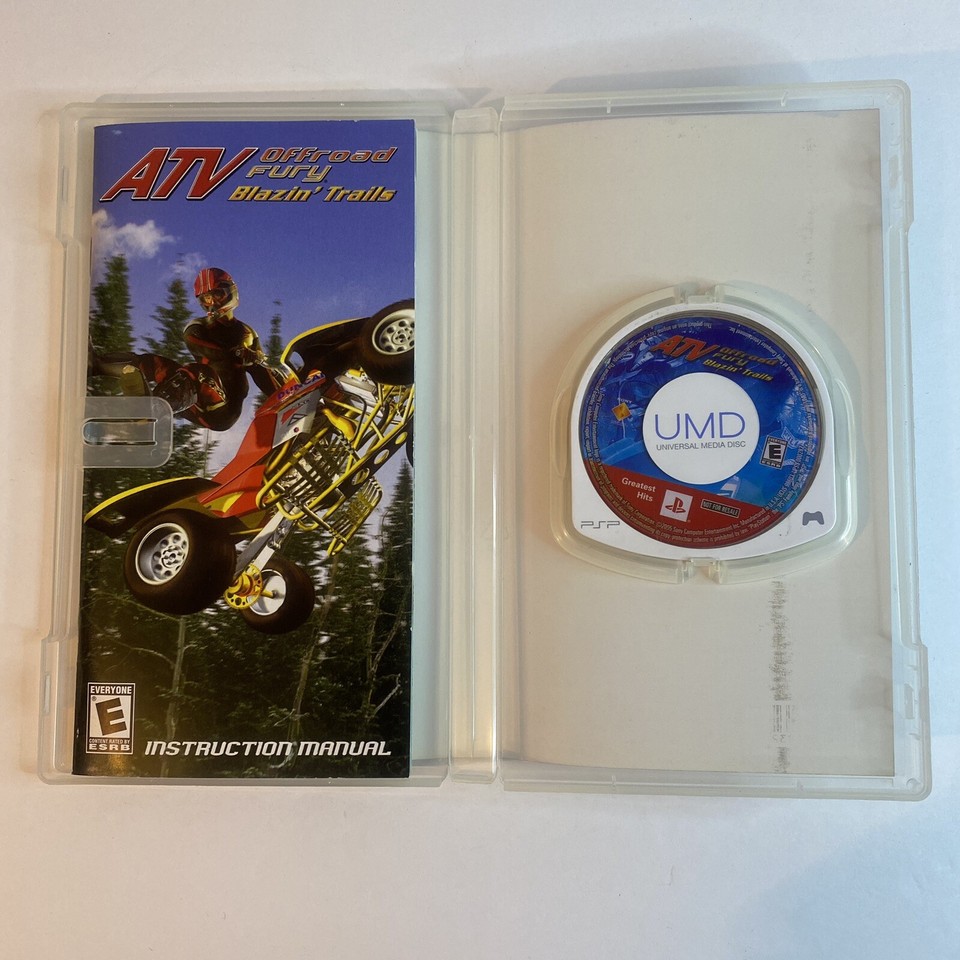 ATV Offroad Fury: Blazin' Trails PSP Game (Sony PSP, 2005) Complete ...
