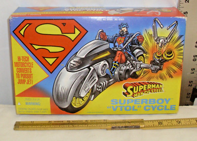KENNER SUPERMAN SUPERBOY VTOL CYCLE MOTORCYCLE TOY BOXED SEALED 1995 | eBay