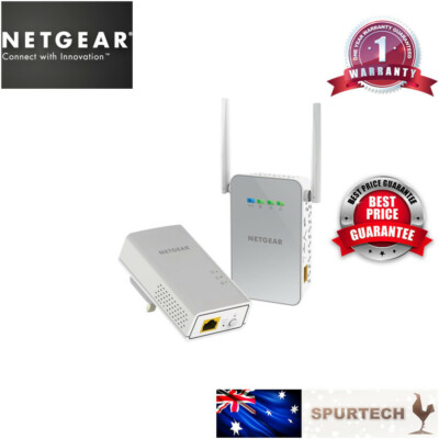 Netgear PLW1000 AV1000 Powerline Ethernet Adapter + 633Mbps AC WIFI ...